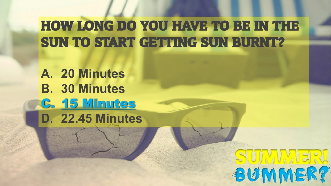 "Summer Bummer" (Screen Game)