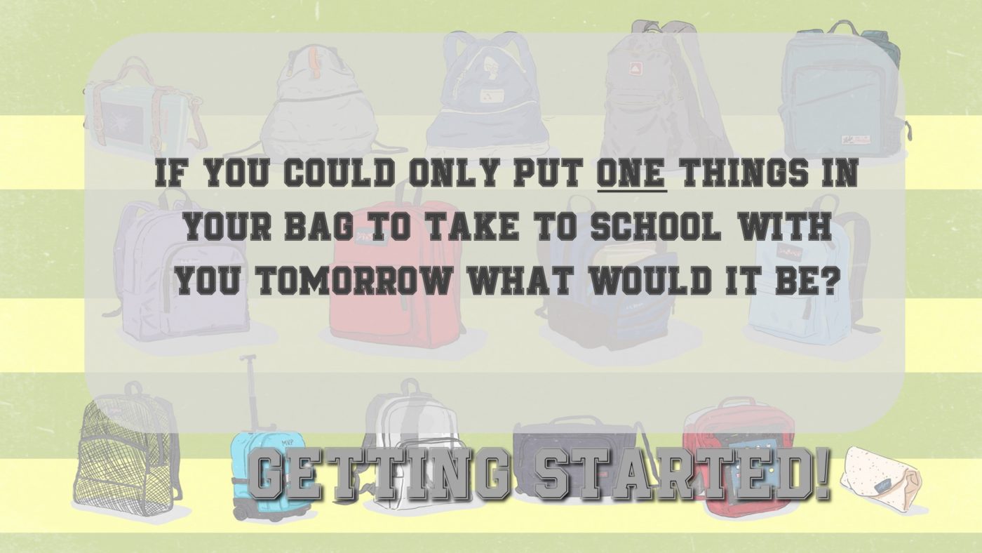Unpack Your Bags (Back to School Lesson)