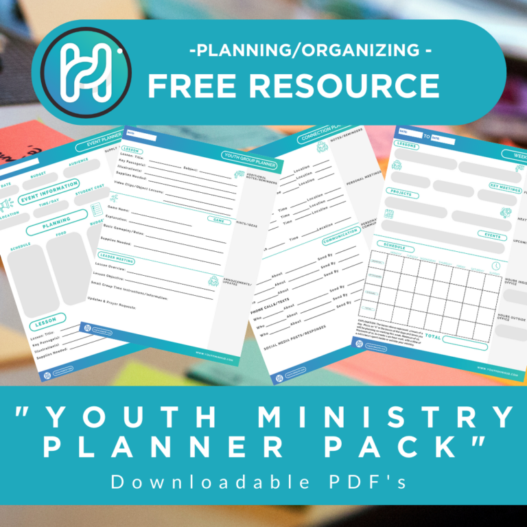 Youth Ministry Planner Pack - Youth Ministry Hub