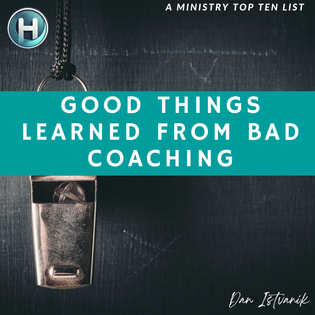 Good Things Watching Bad Coaching