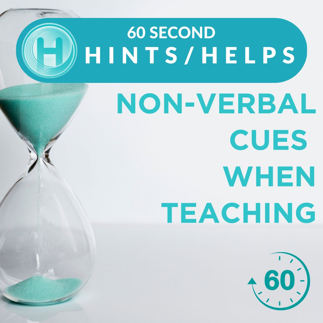 Non-Verbal Cues When Teaching