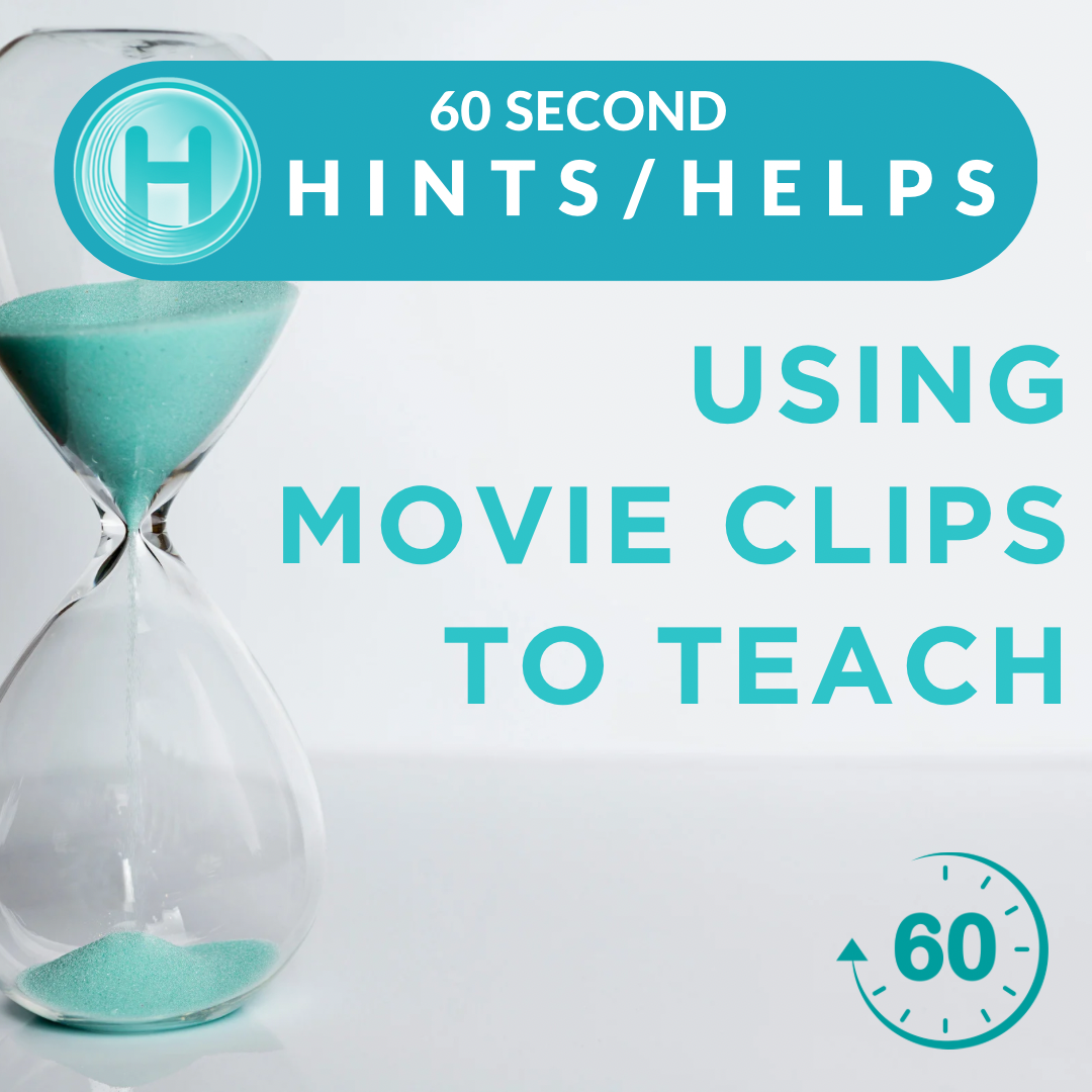 60 Seconds: Using Movie Clips
